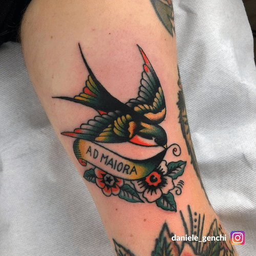 Tatuaggio Rondine, significato, storia ed idee - Tattoolicious